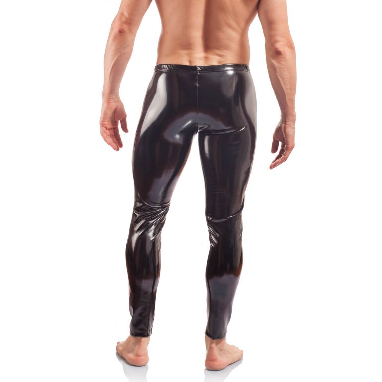 lack leggings man Suspensorium | glossy Leather | clubwear WOJOER
