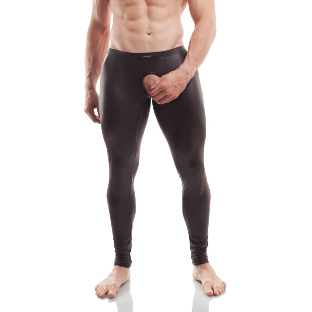 Ouverte Leggings | airy, free and pure | Leatherlike | WOJOER