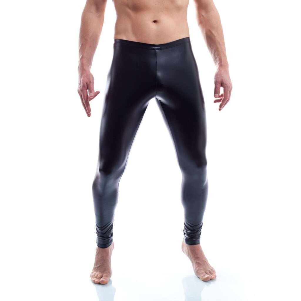 Leder leggings | glänzend mattes Leatherlike | clubwear WOJOER